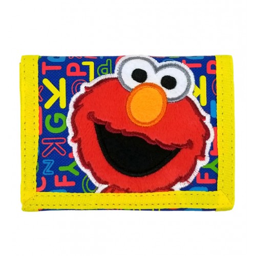 Sesame Street Elmo Pop Yellow Trifold Wallet #SS16389